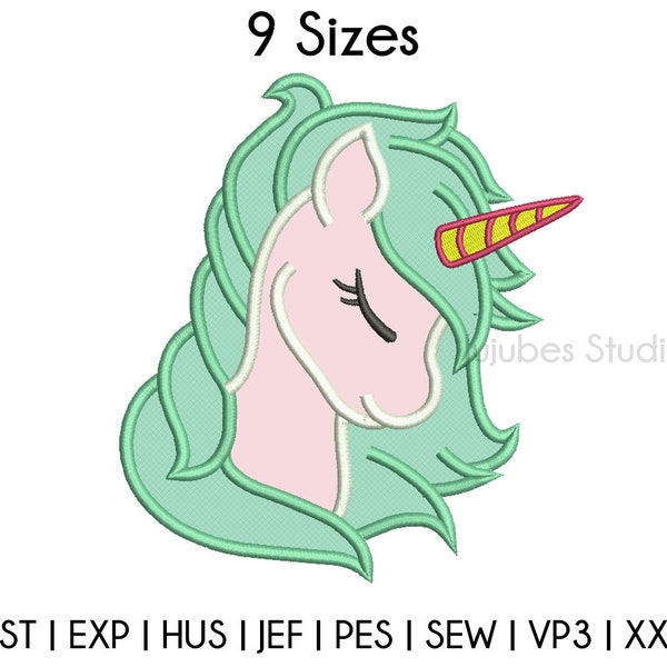 Unicorn Applique - Etsy