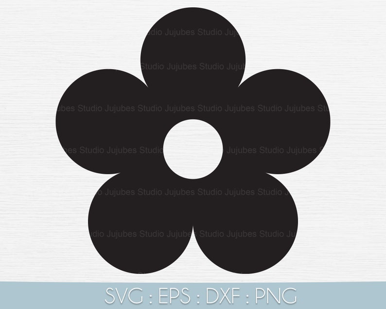 Hippy Daisy SVG Flower Silhouette Svg for Cricut Cut Files - Etsy Australia