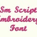3 Sizes Centurion Embroidery Font, Embroidery Fonts BX, Embroidery ...