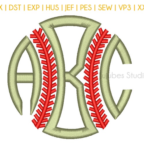 Baseball Machine Embroidery Design - Etsy