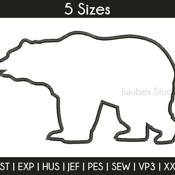 Applique Bear - Etsy