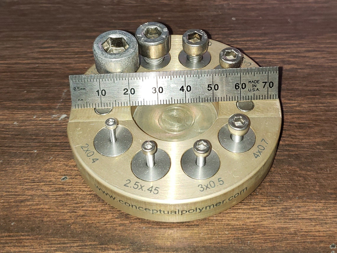 Metric Thread Checker With Ruler - Etsy