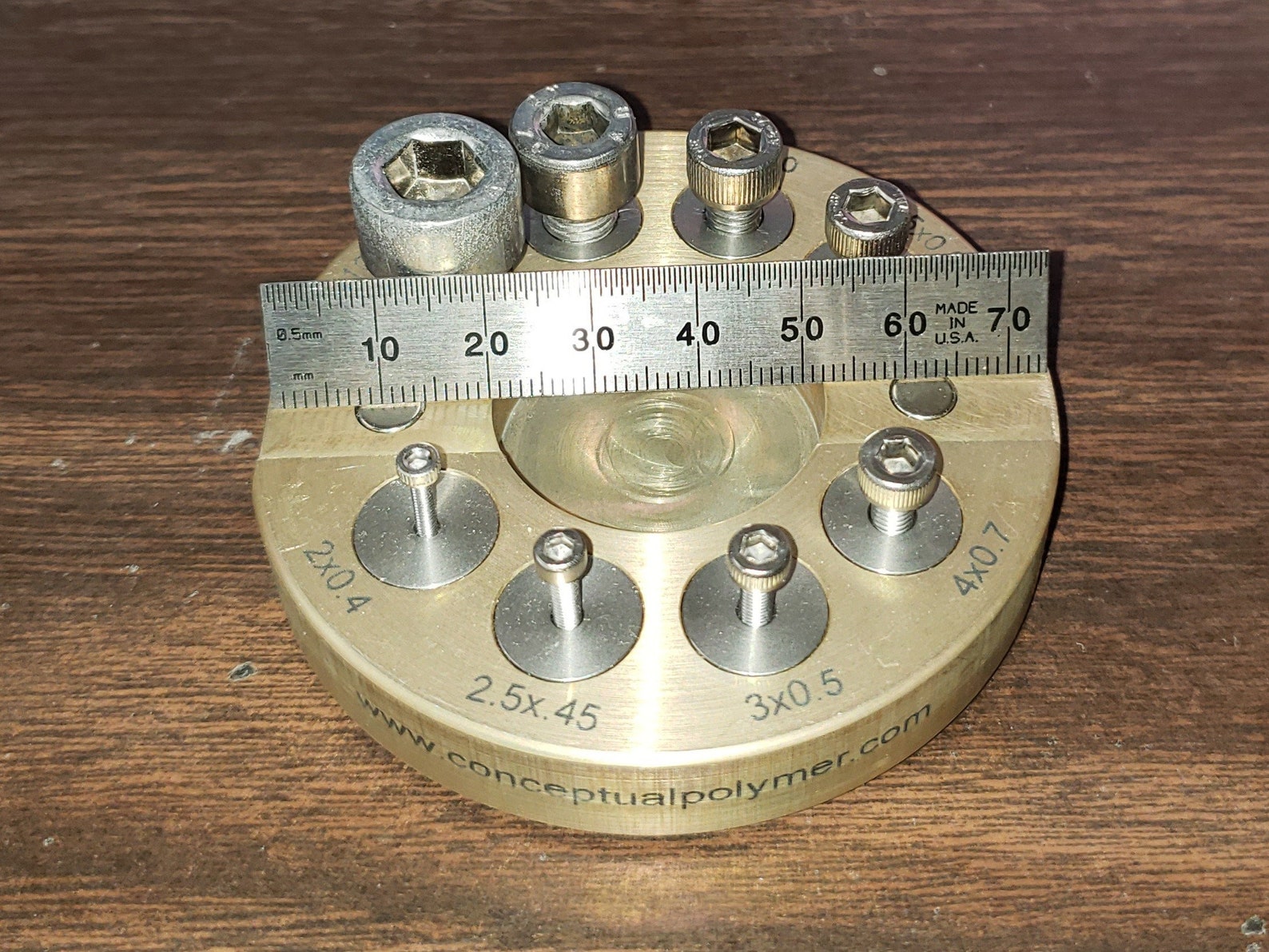 Metric Thread Checker With Ruler - Etsy