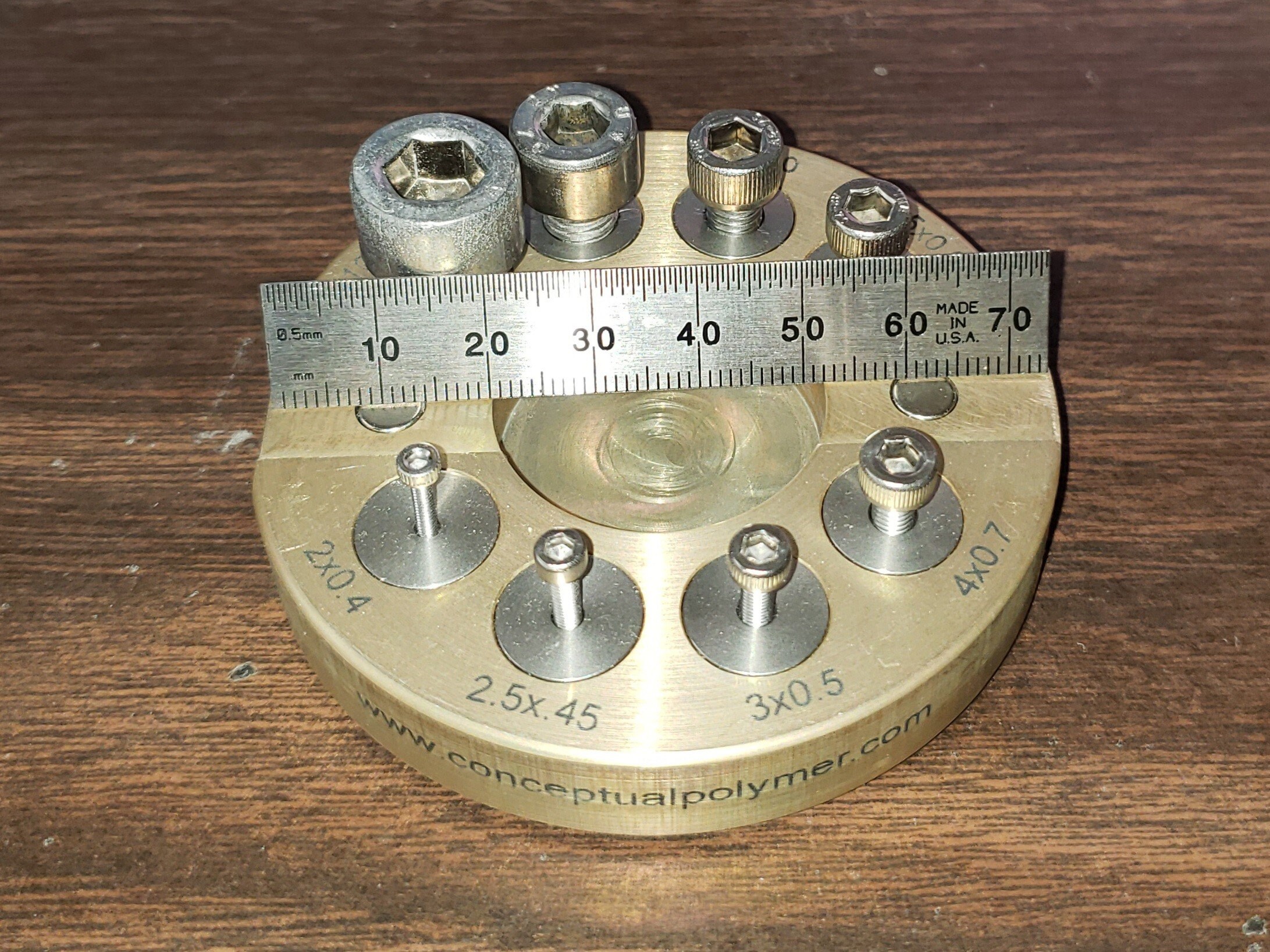 Metric Thread Checker With Ruler - Etsy