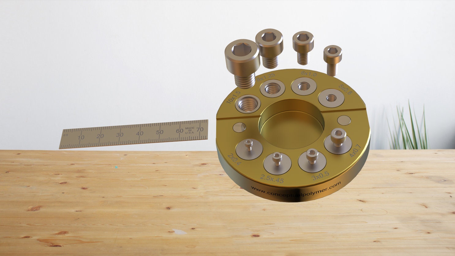 Metric Thread Checker With Ruler - Etsy