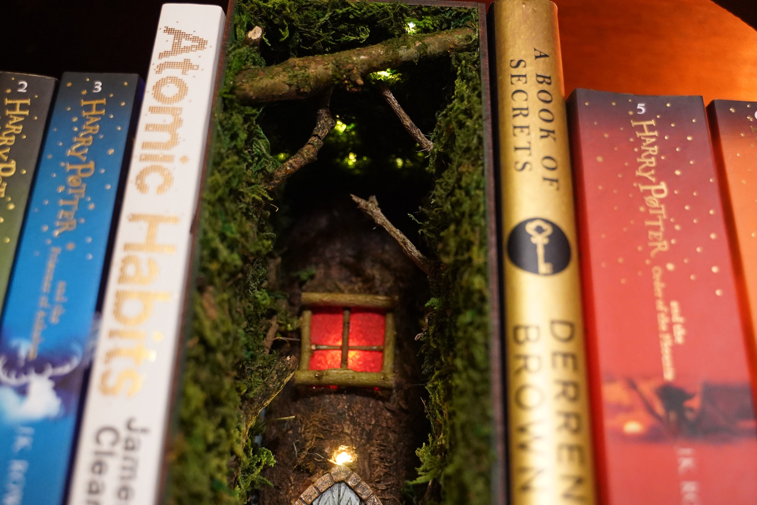 Book Nook Diorama of a Fairy House Book Nook Shelf Insert - Etsy Australia