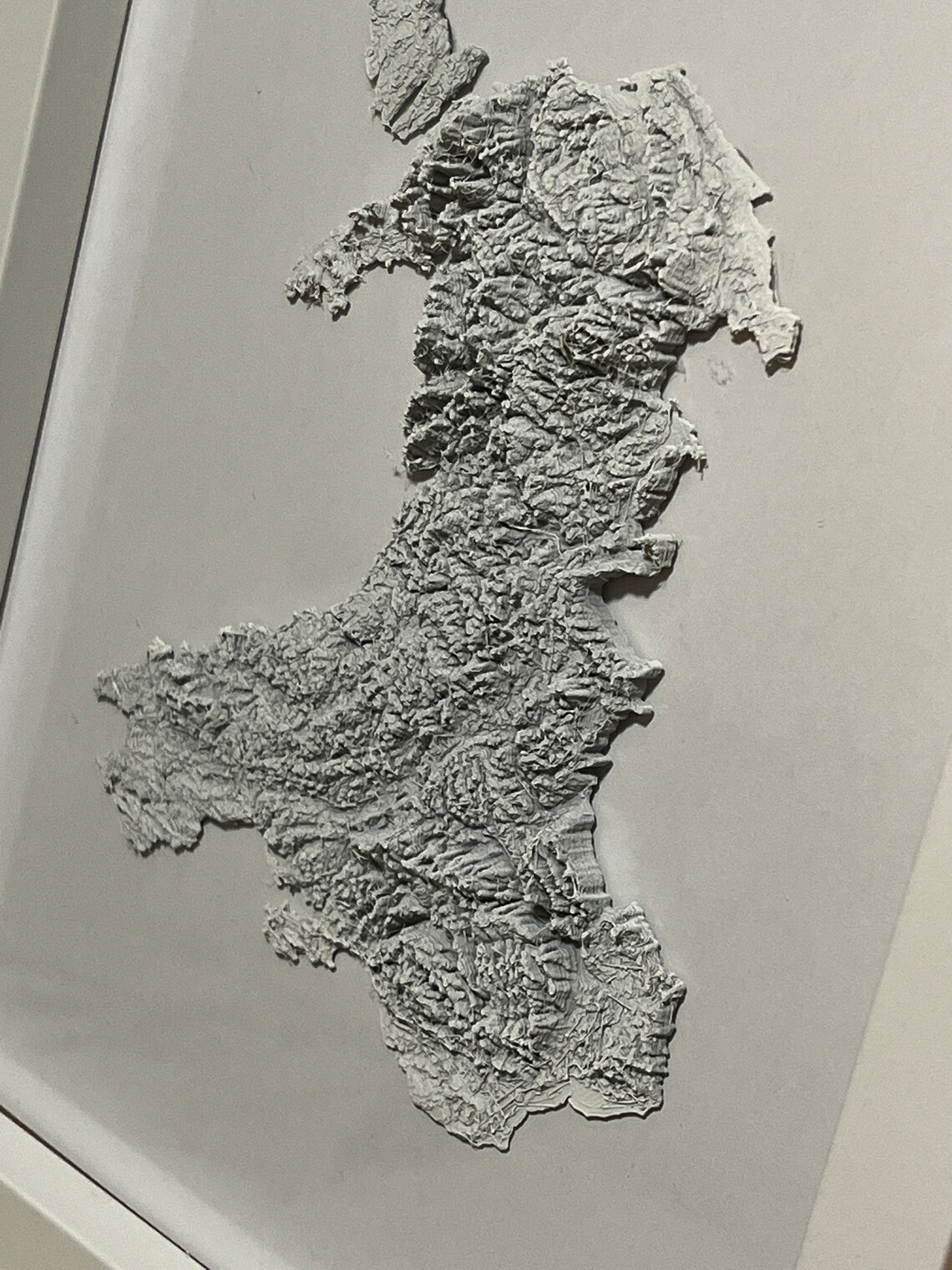 3D Wales Relief Map, Topographical, Three Dimensional Tactile Artwork ...