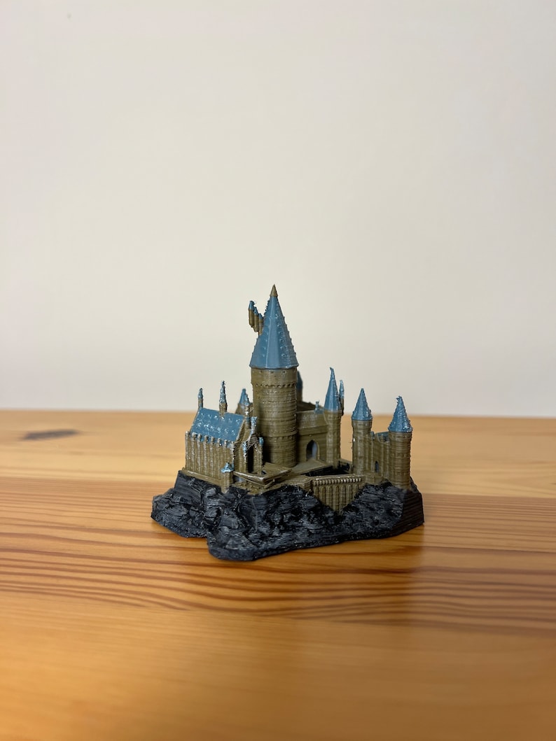 Miniature Hogwarts Model, Wizard Castle 3D Print - Etsy