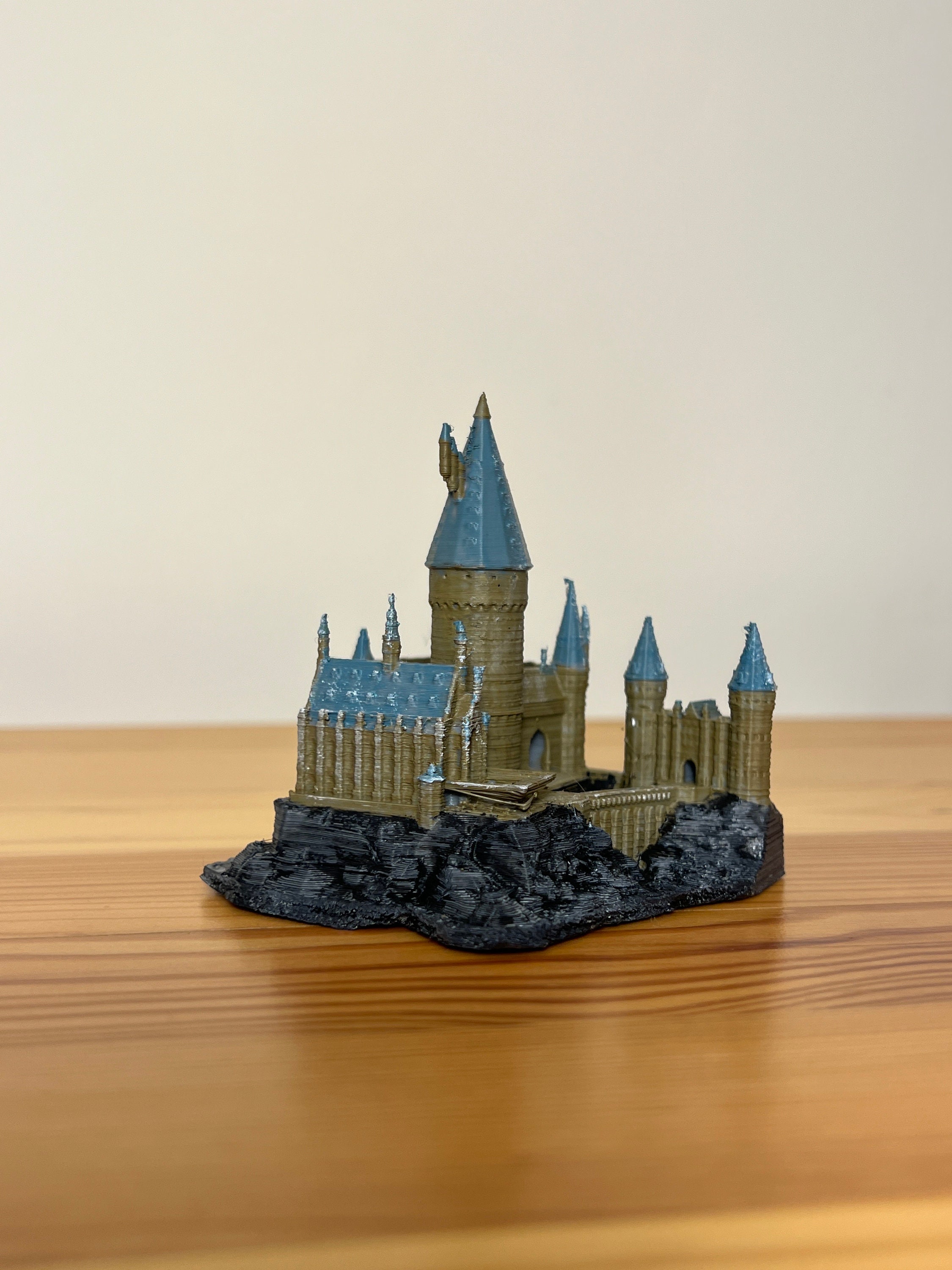 Miniature Hogwarts Model, Wizard Castle 3D Print - Etsy