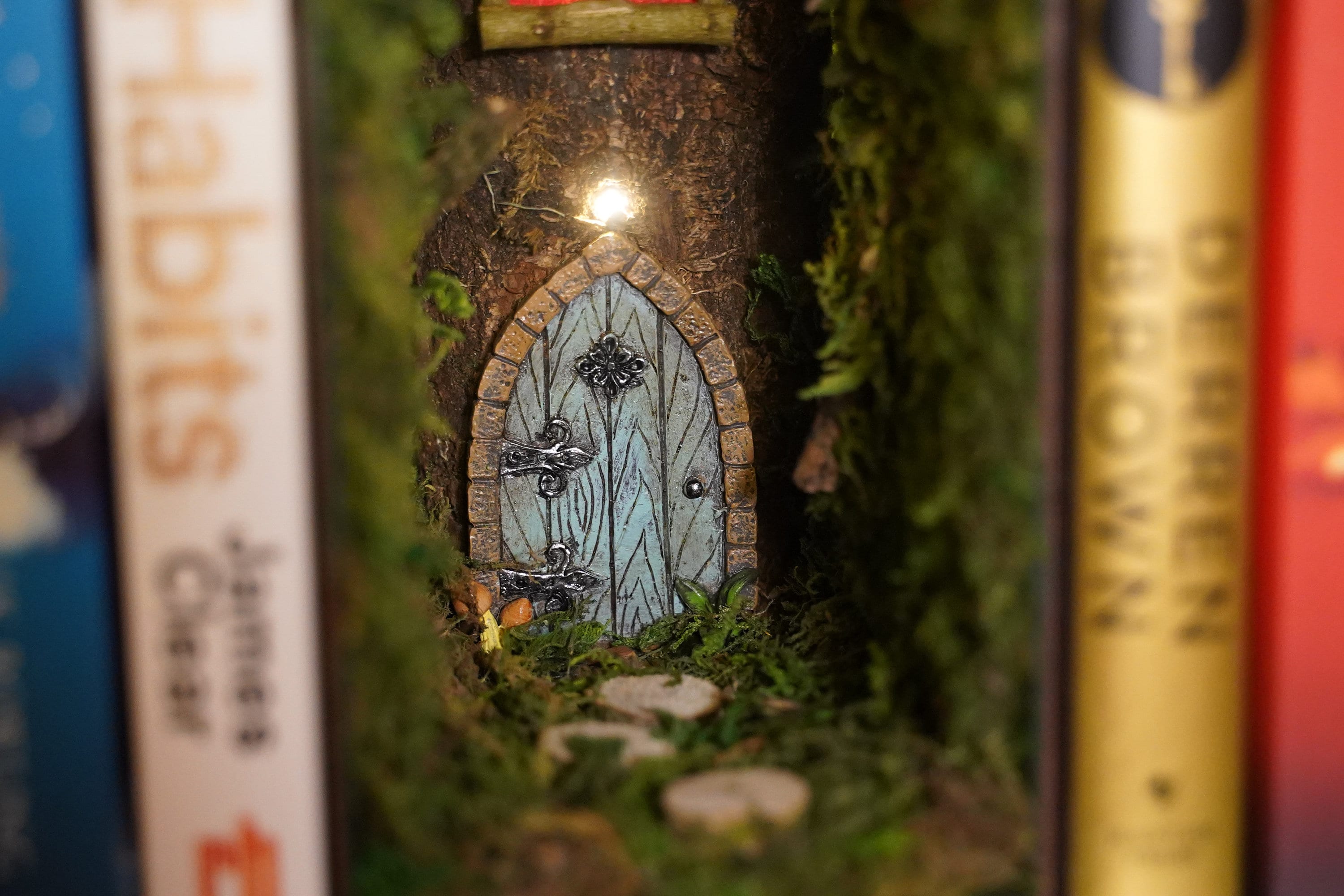 Book Nook Diorama of a Fairy House Book Nook Shelf Insert - Etsy Australia