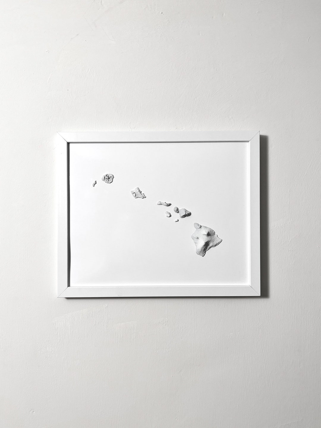 3D Hawaii Relief Map, Topographical Terrain, Three Dimensional Tactile ...