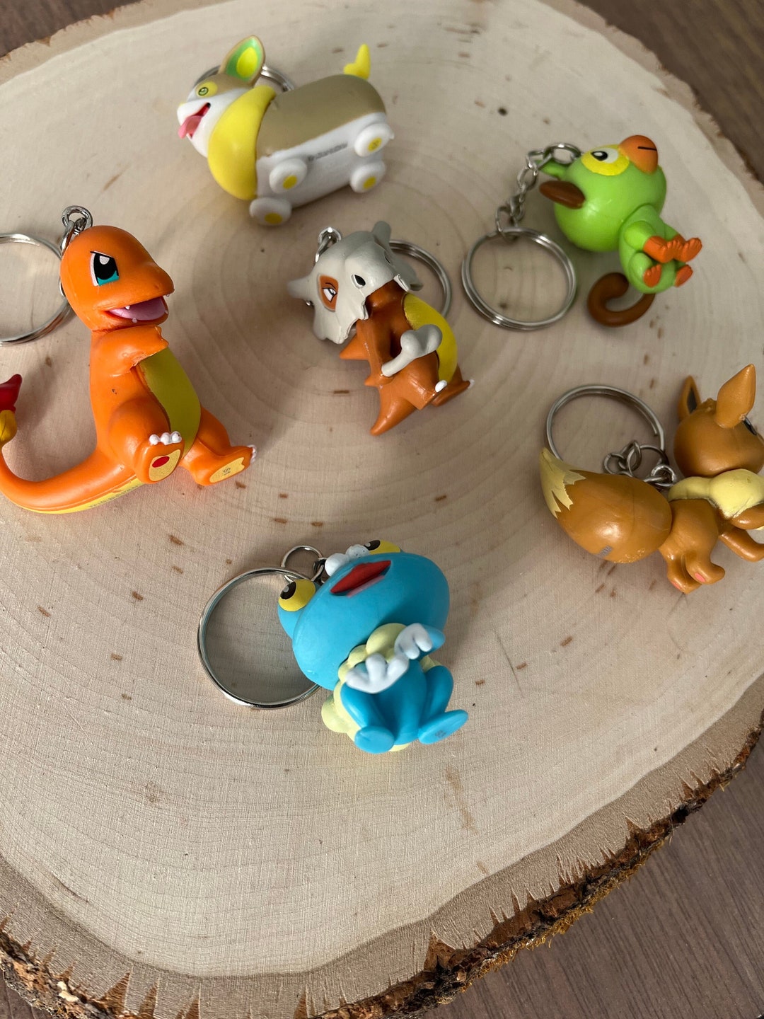 Pokemon Keychains Pokemon Figurine Keychains Eevee Keychains Keychains ...