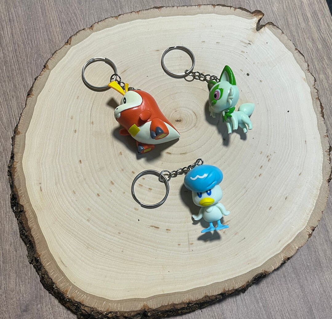 Pokemon Keychains Pokemon Figurine Keychains Cartoon Keychain Keychains ...