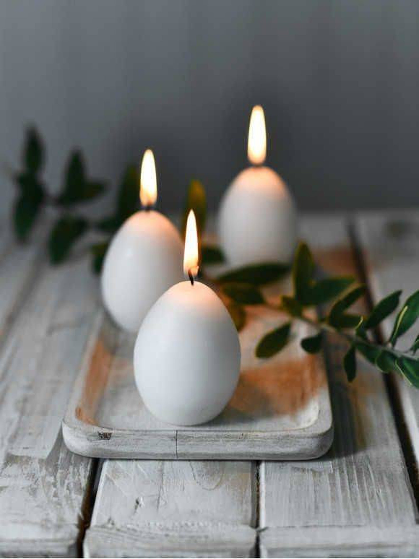 Easter Candle / Egg Candle / Spring Candle / Table Candle / - Etsy UK