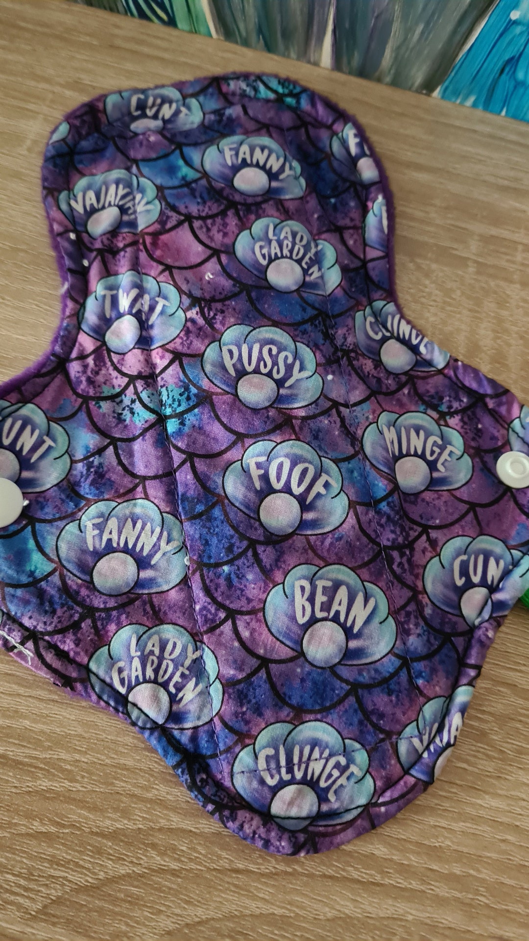 8 Super Heavy Front Back Bleeder Ready Made Cloth Pad Reusable SECONDS ...