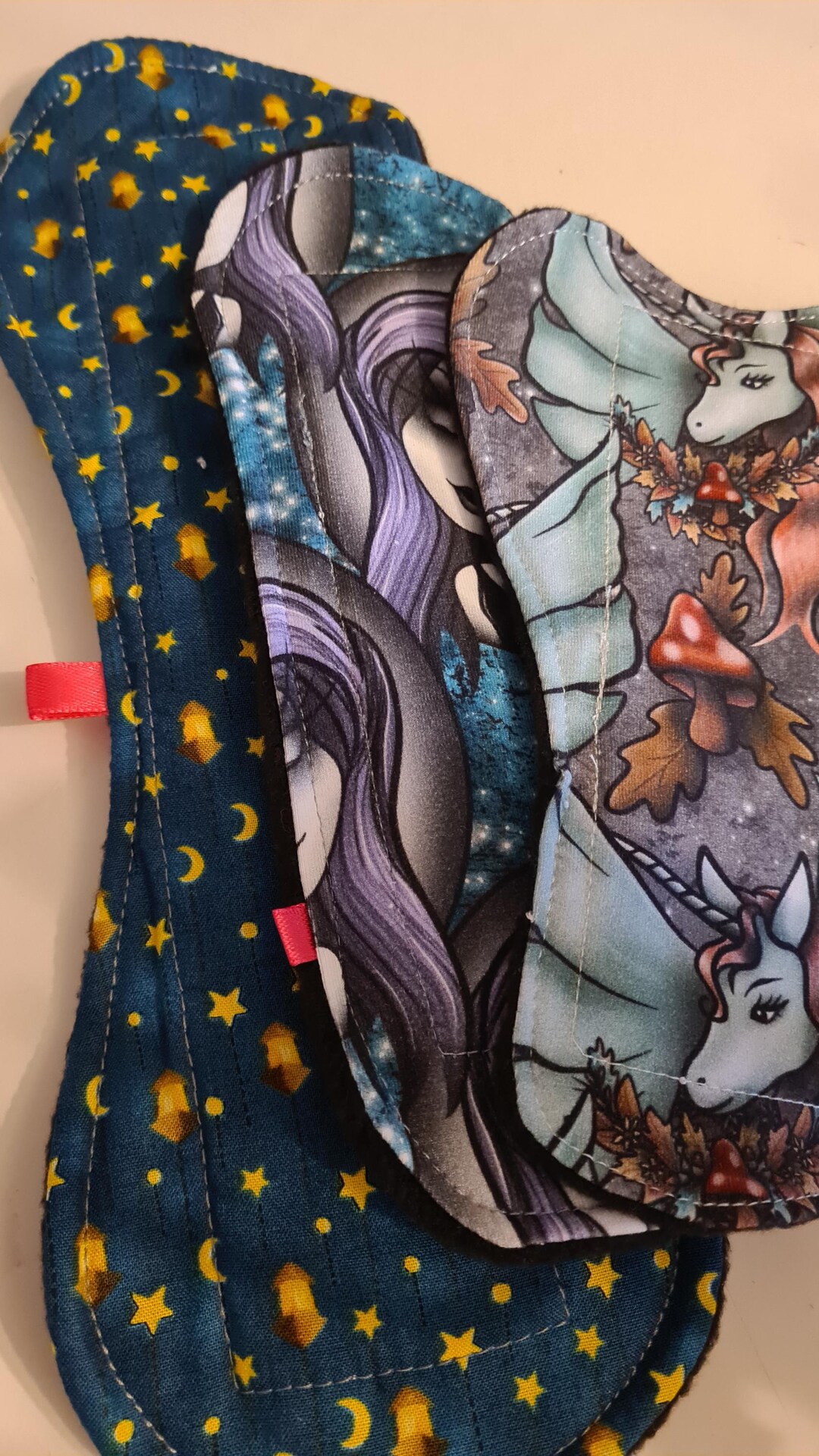 Wingless 3 Pack of Custom Pads Reusable Cloth Sanitary Period Pads - Etsy