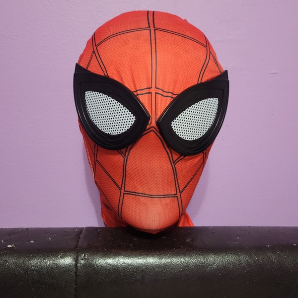 Spiderman Face Shell With Mask - Etsy
