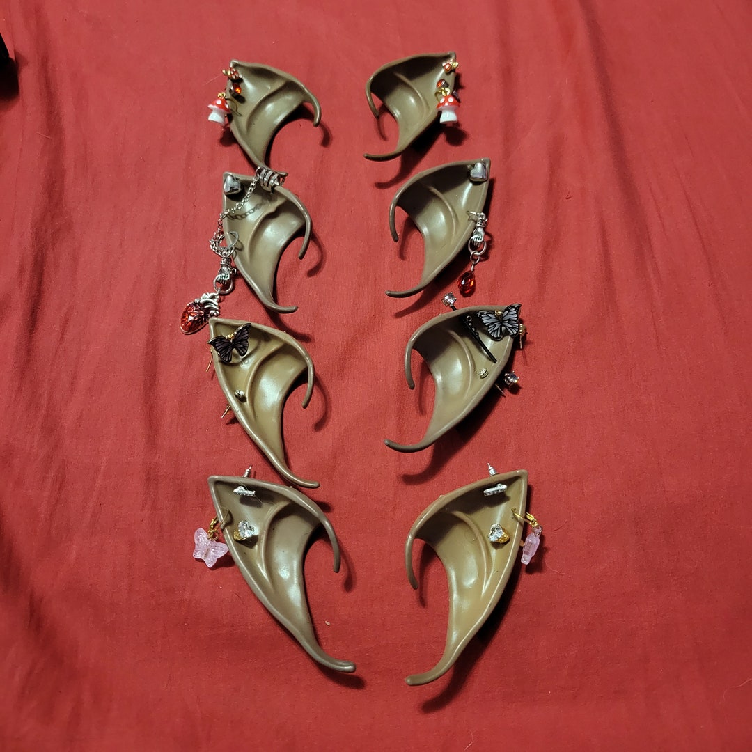 Brown Pierced Fae Elf Ears - Etsy