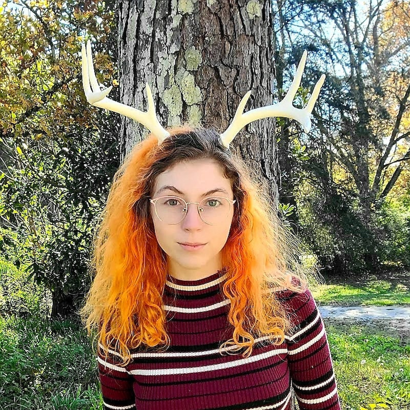Dark Antler Crown - Etsy