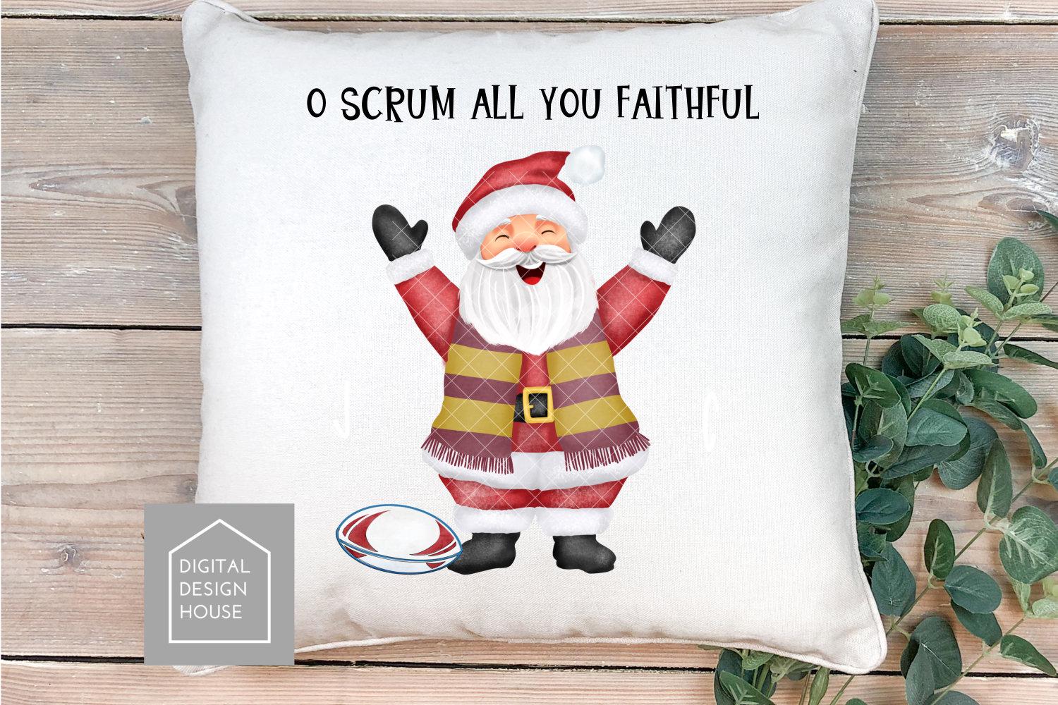 Sporty Santa Clipart: Football Rugby PNG Set (digital Download) - Etsy