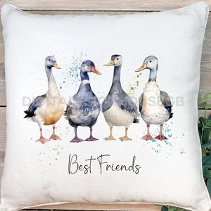 Runner Duck Clipart | Set of 12 Watercolour Duck PNGS for Sublimation ...