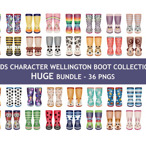 Polka Dot Rain Boots Watercolor Polka Dot Wellington Boots - Etsy Israel