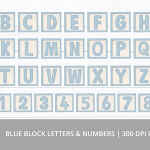 Baby BOY Teddy Bear Block Letters Alphabet Name Builder Set - Etsy