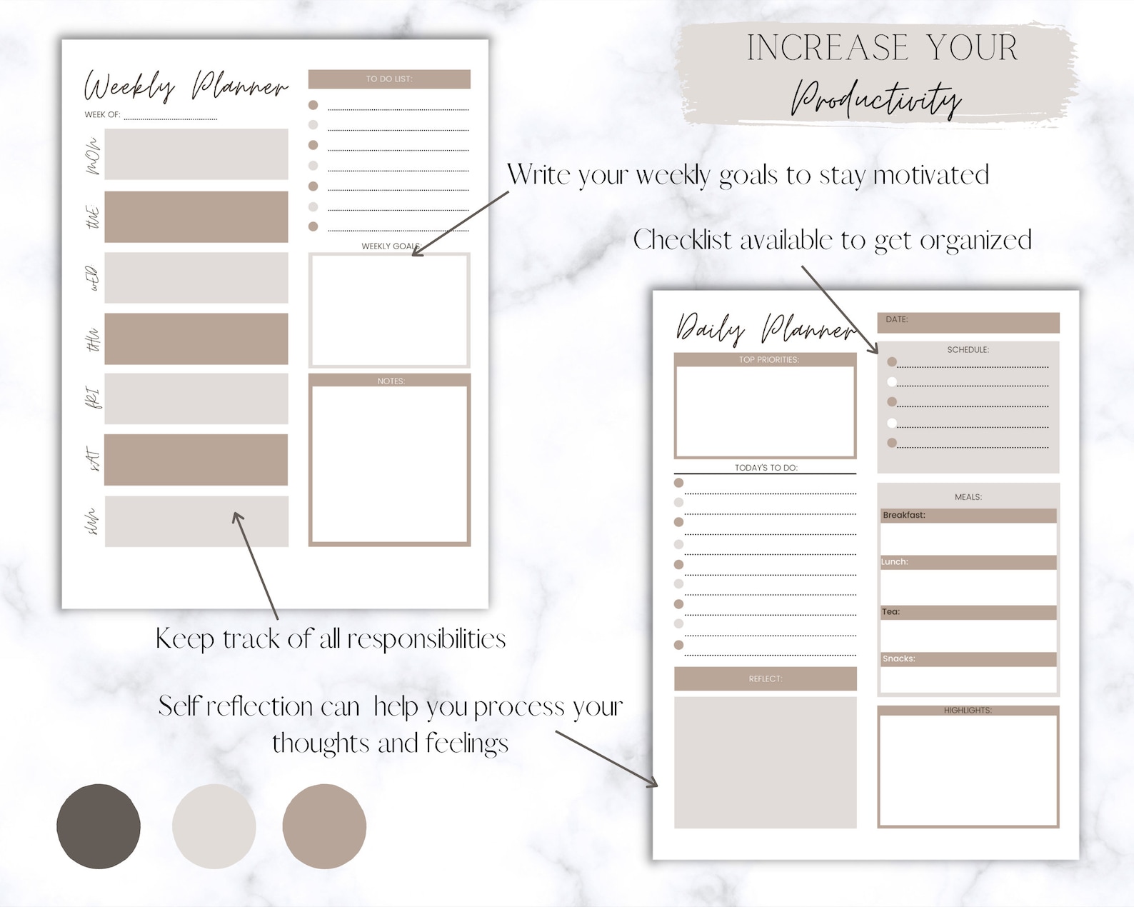 The Ultimate Life Planner Printable Bundle | Happy Planner Templates ...