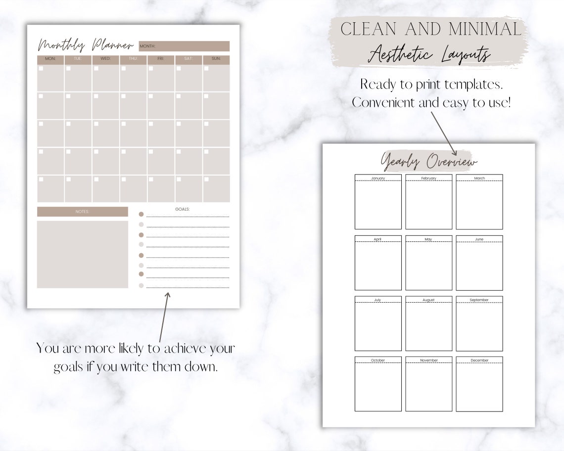 The Ultimate Life Planner Printable Bundle | Happy Planner Templates ...
