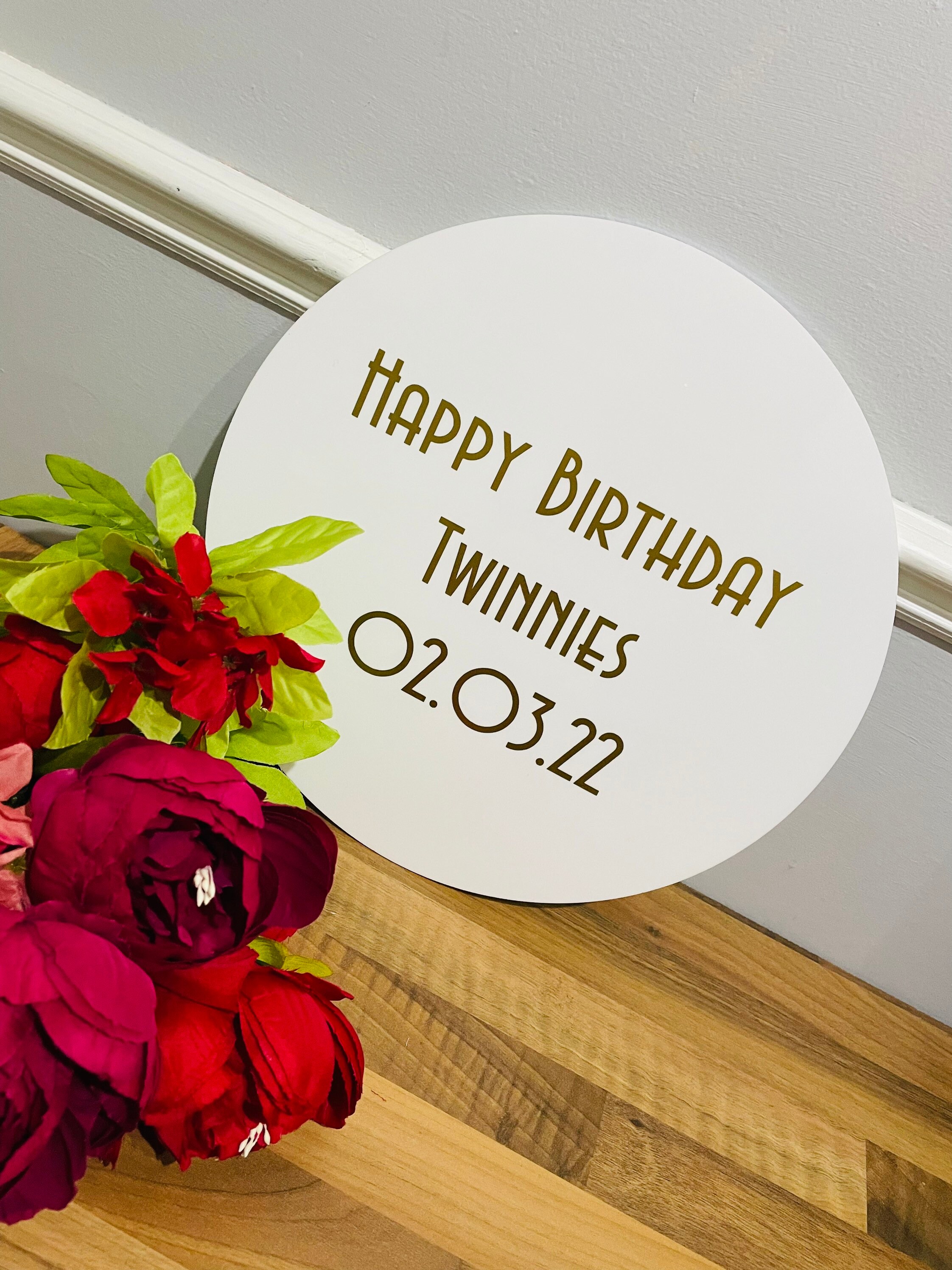 Personalised Acrylic Sign Birthday Sign Large Welcome Sign - Etsy