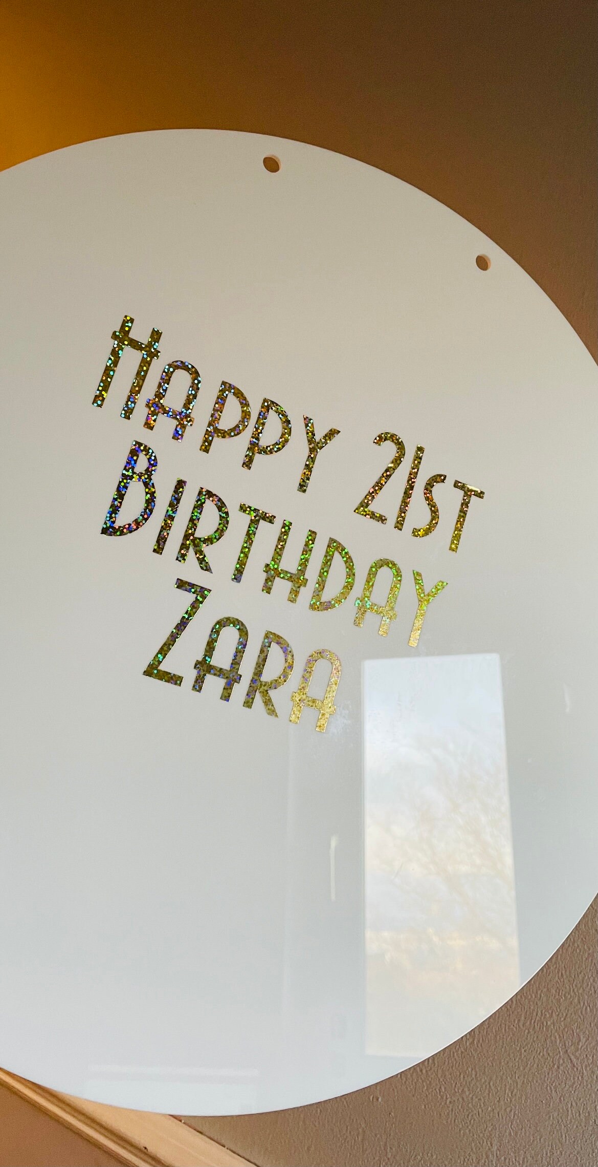 Personalised Acrylic Sign Birthday Sign Large Welcome Sign - Etsy