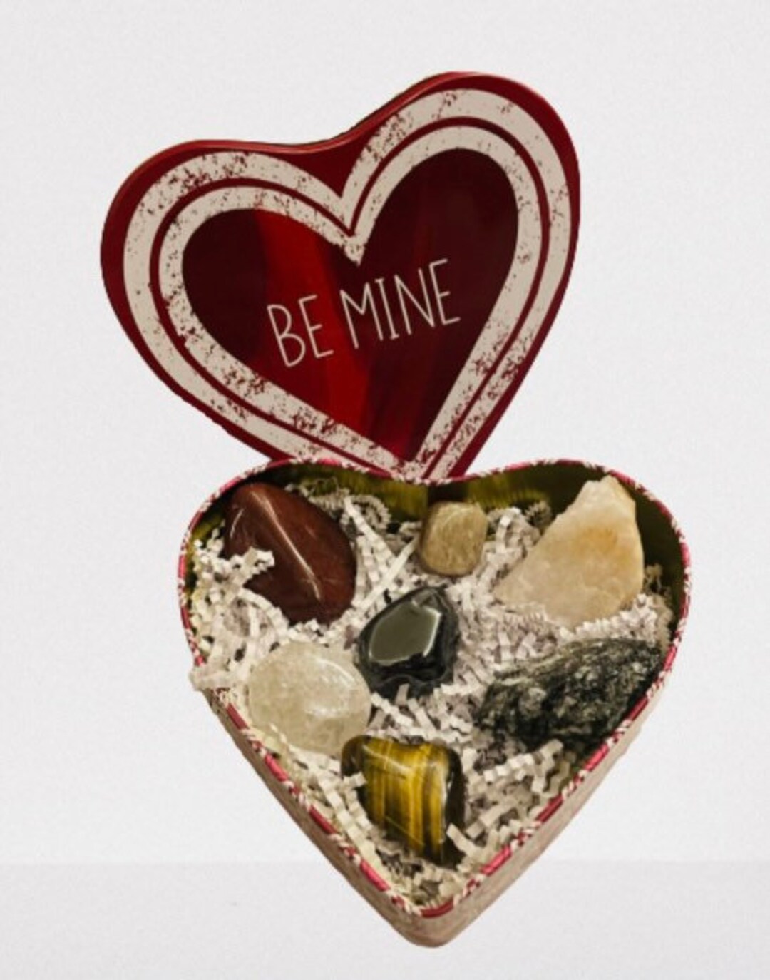 Heart Shaped Crystal Boxes for Valentines Day, Valentines Day Crystals ...