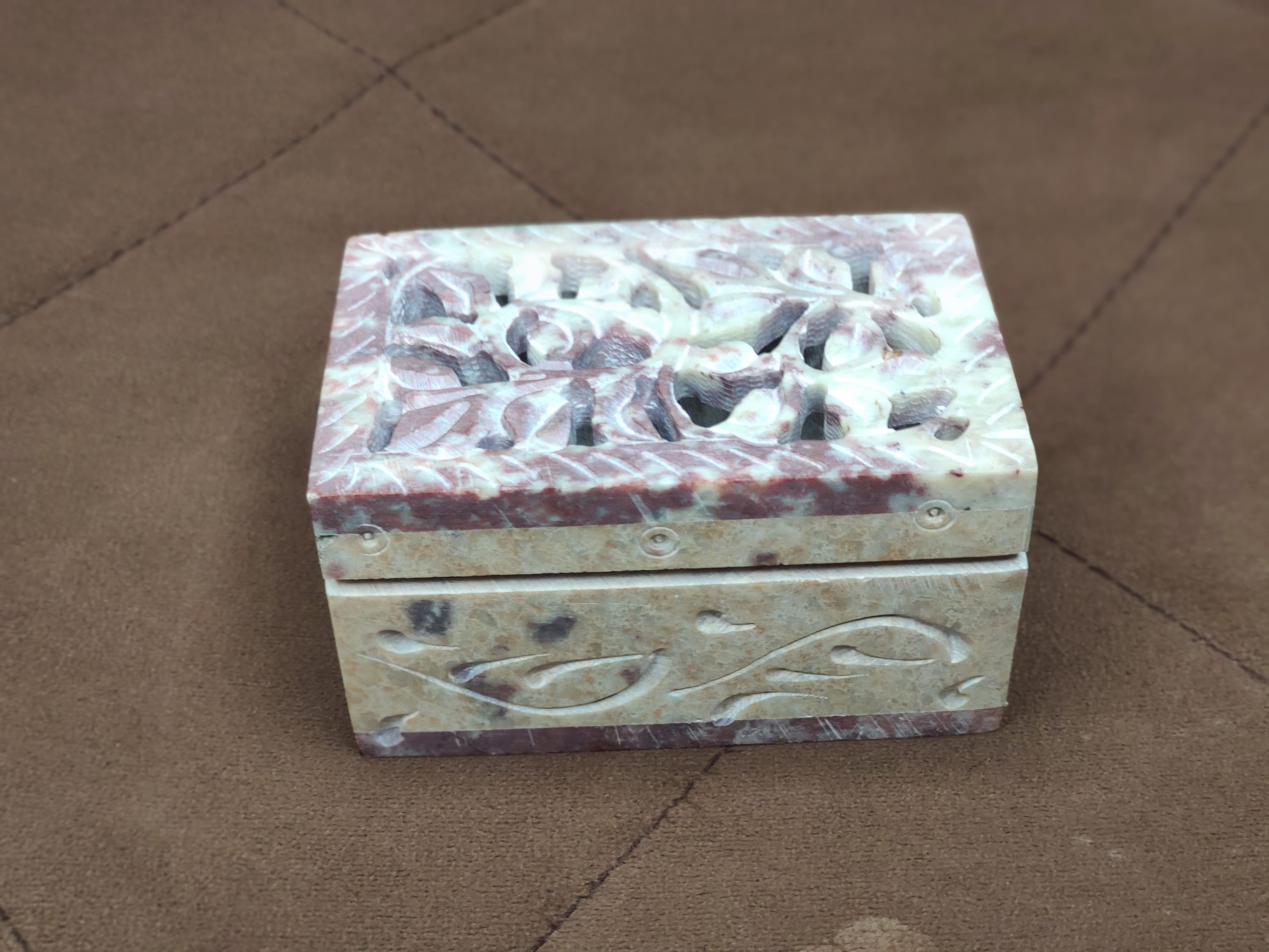 Soapstone Hand Carving Box - Etsy Australia