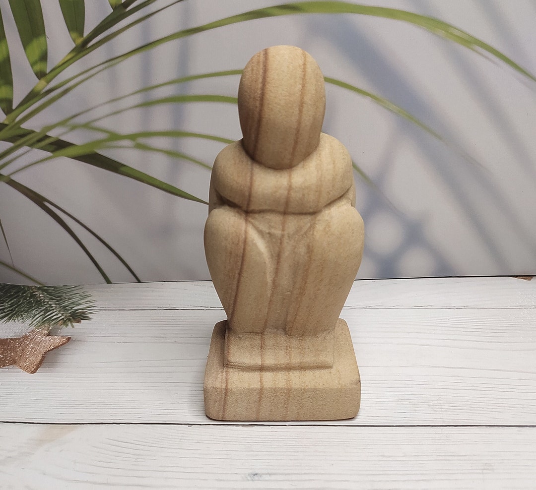 Marble Thinking Man - Meditation Contemplation Figure -cycladic Art ...