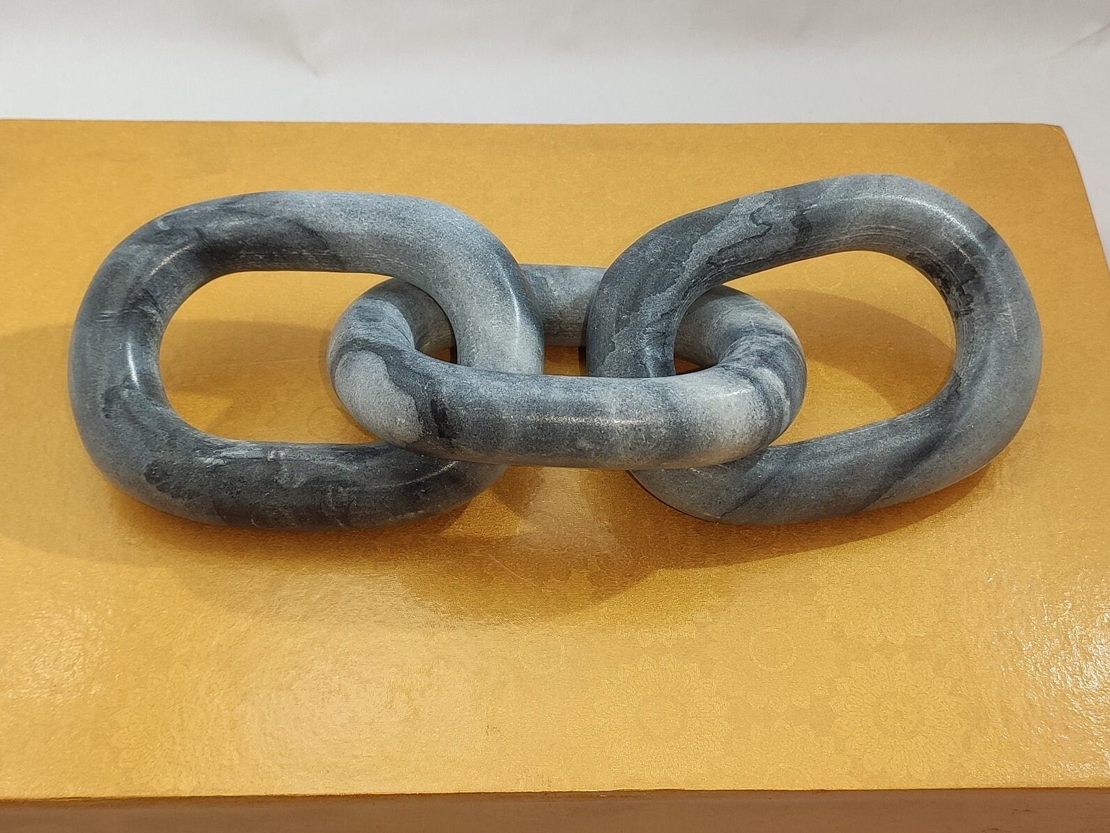 Three Link Marble Chain Grey - Etsy