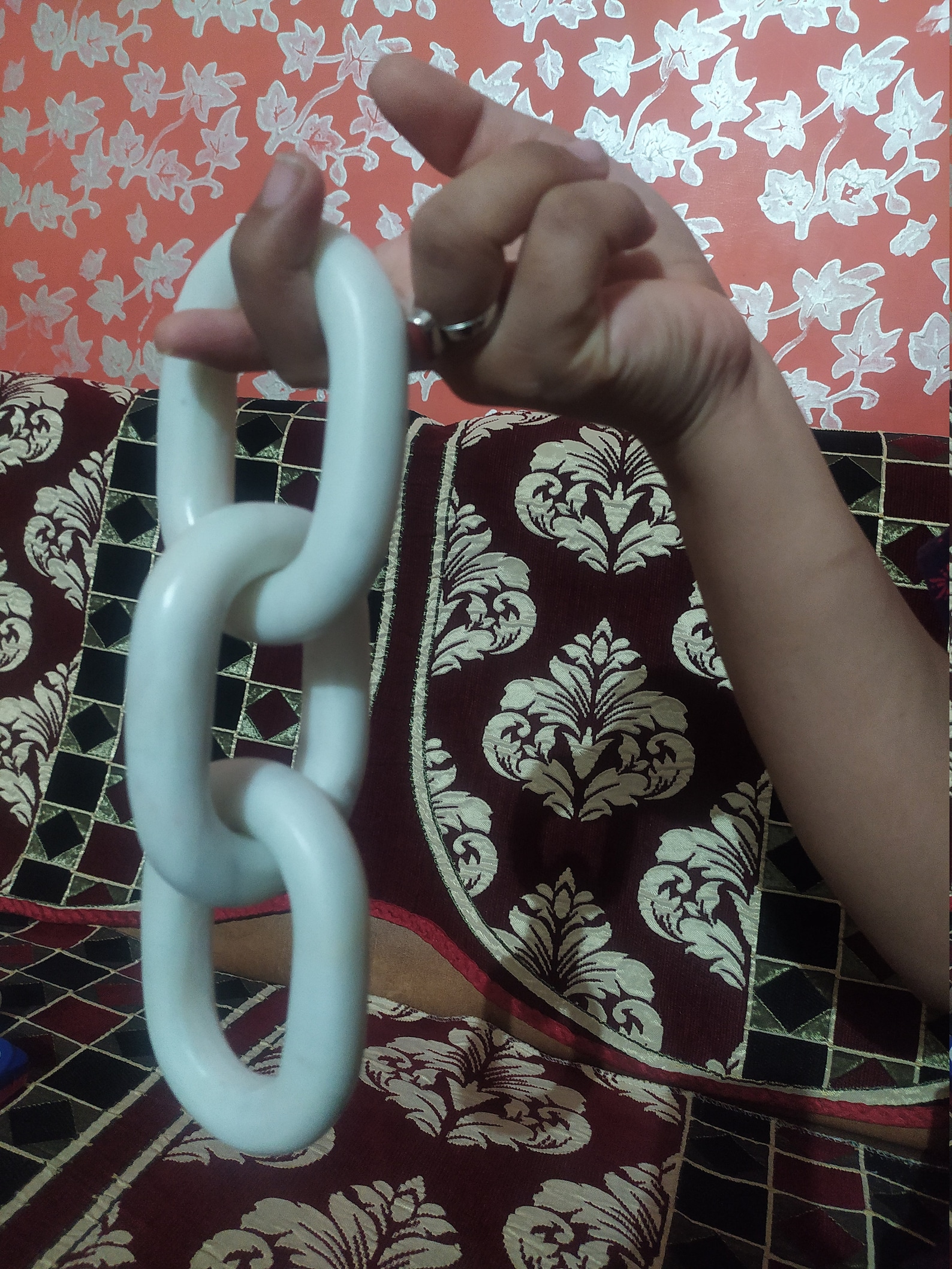 Marble White Chain Link Decoration - Etsy