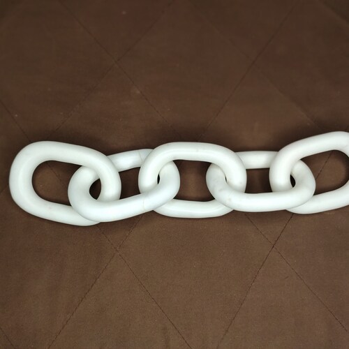 Marble White Chain Link Decoration - Etsy Canada