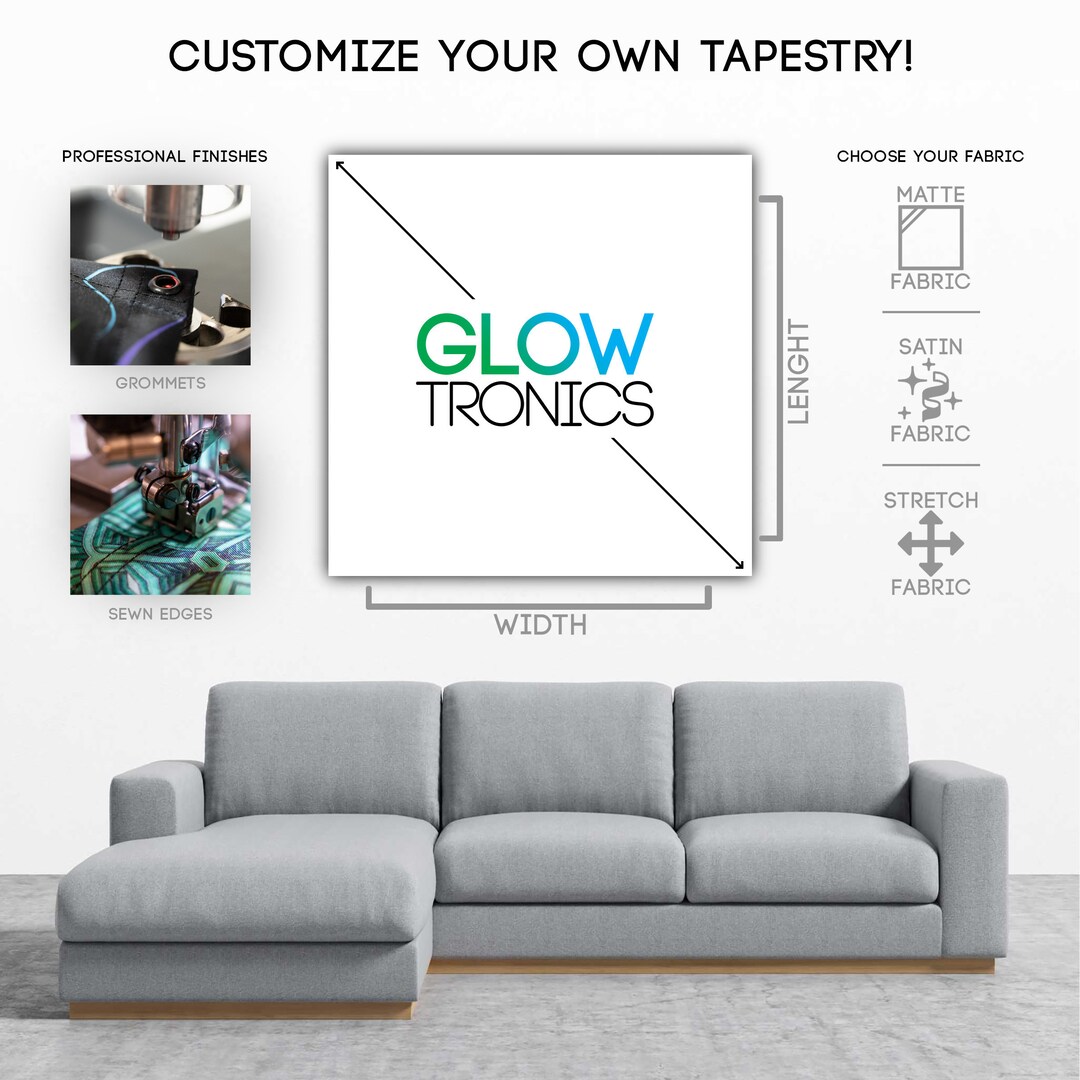 CUSTOM TAPESTRY – Print Any Photo / Design / Art Any Size - Print on ...