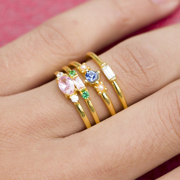 Simple Dainty Rings - Etsy