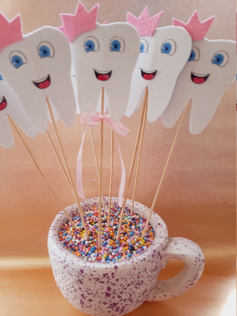 24 Pcs First Tooth Topper Fairy Partytooth Decoration - Etsy