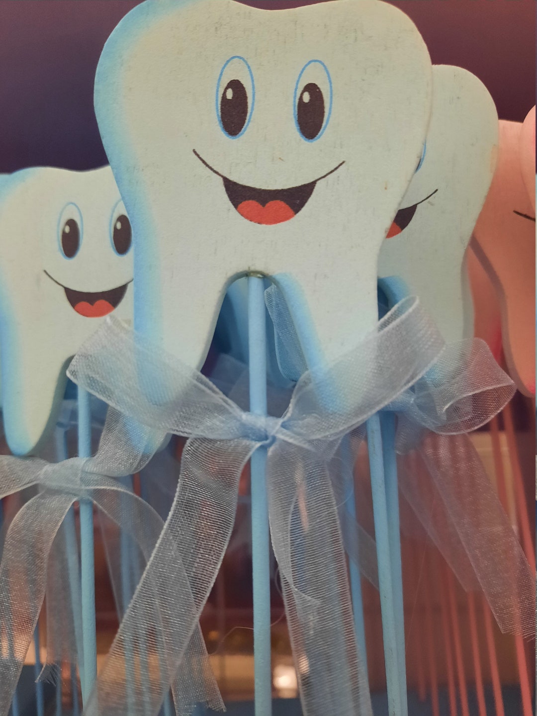 12 piezas de recuerdo de primer diente, fiesta de hadas, decoración de ...