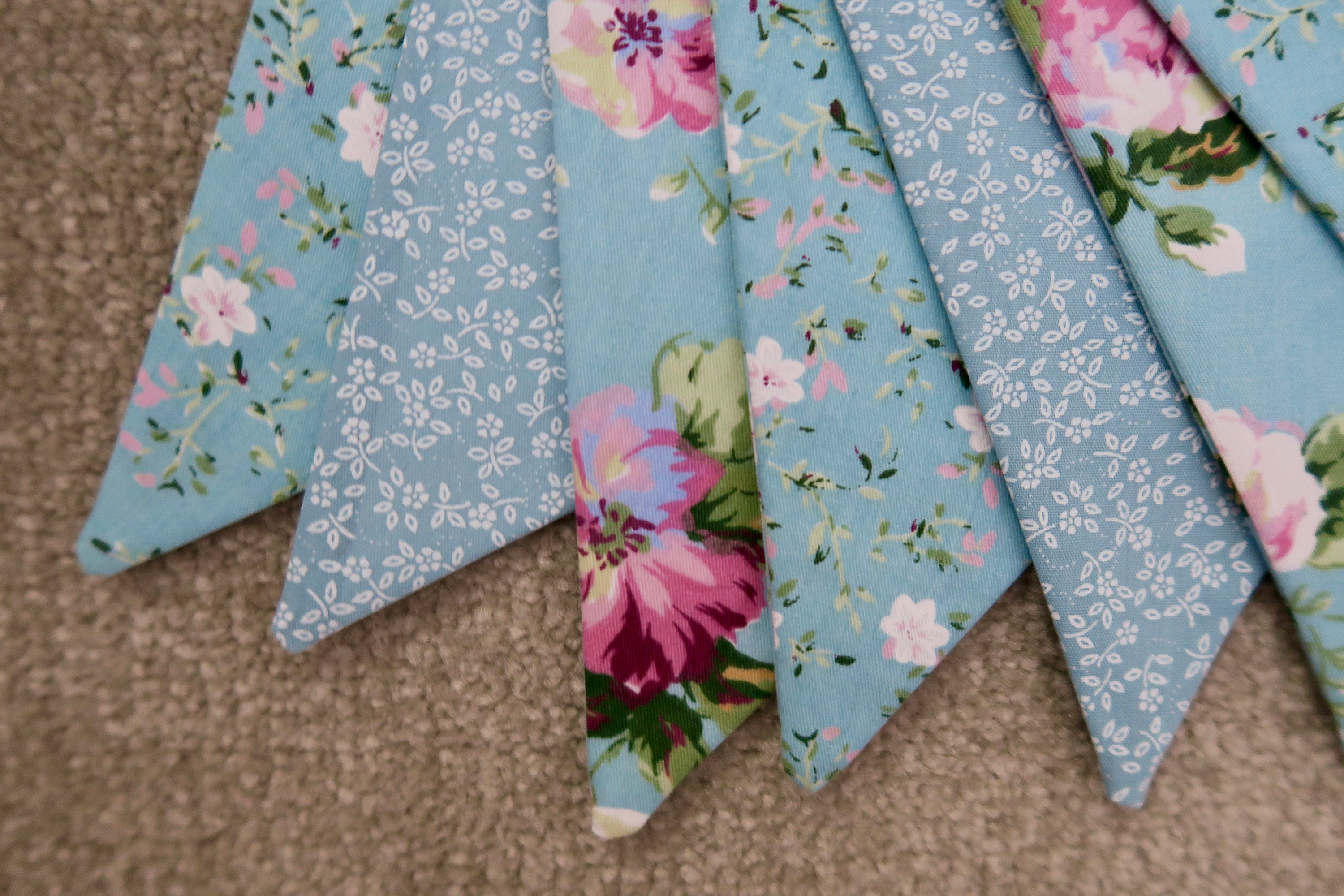Floral Summer Bunting - Etsy