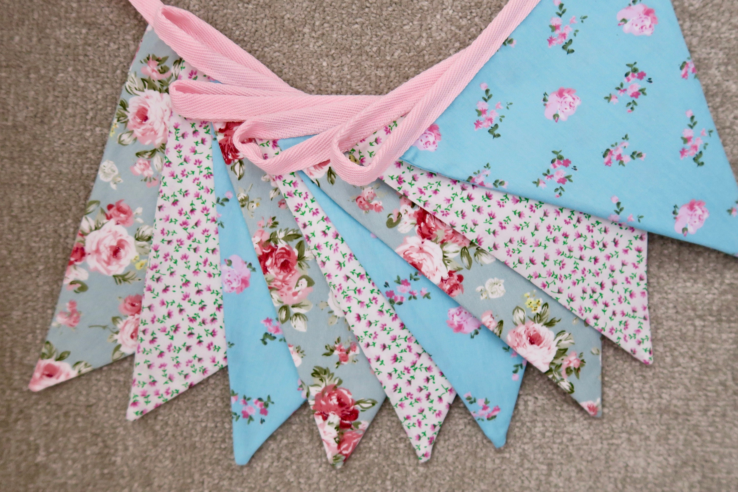 Floral Summer Bunting - Etsy