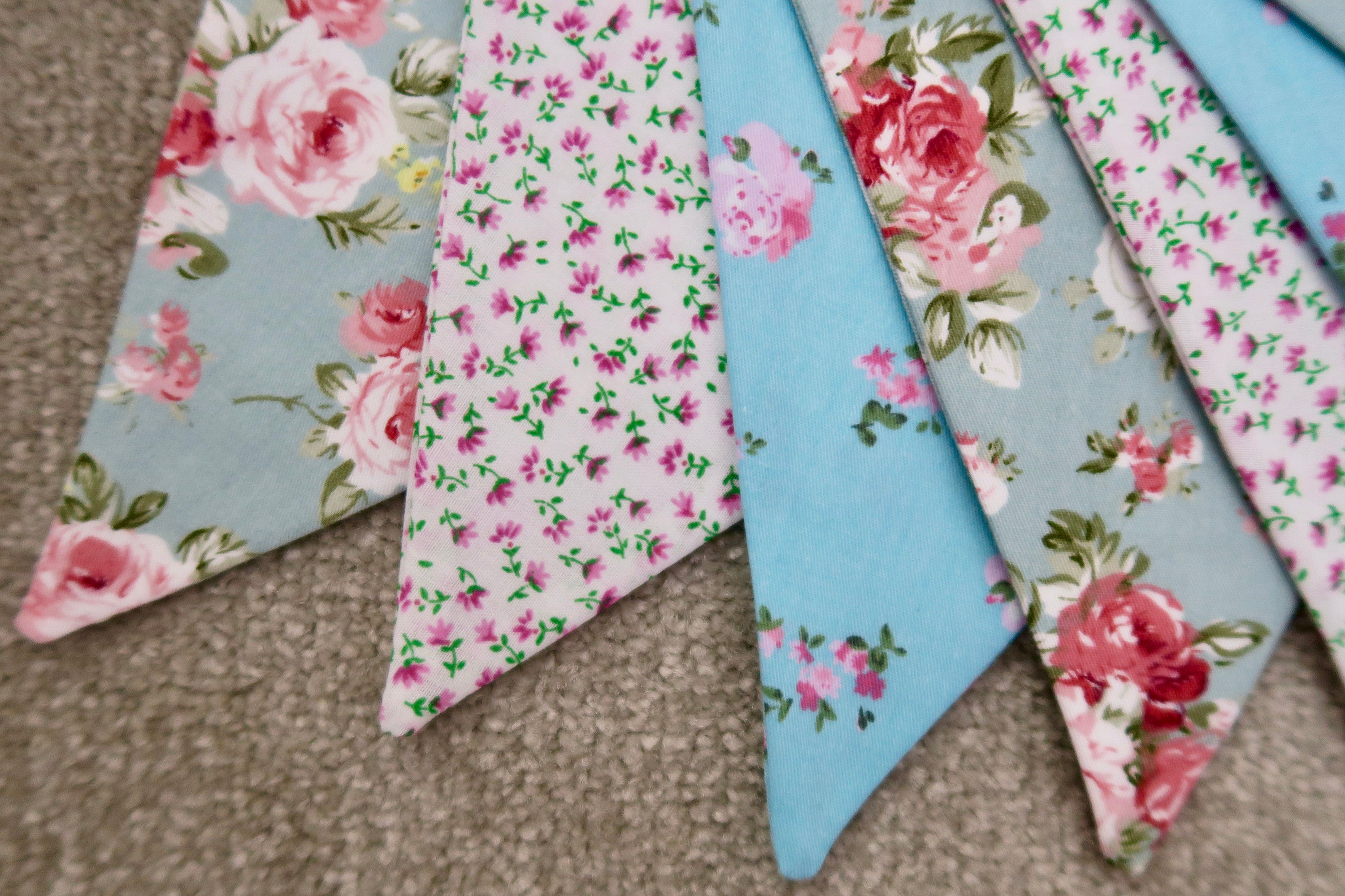 Floral Summer Bunting - Etsy