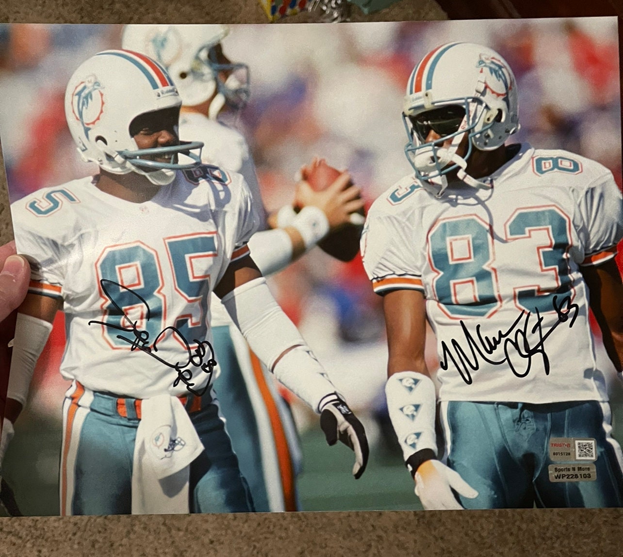 Mark Clayton and Mark Duper Rare Signed Picture With COA - Etsy