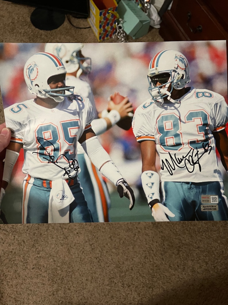 Mark Clayton and Mark Duper Rare Signed Picture With COA - Etsy