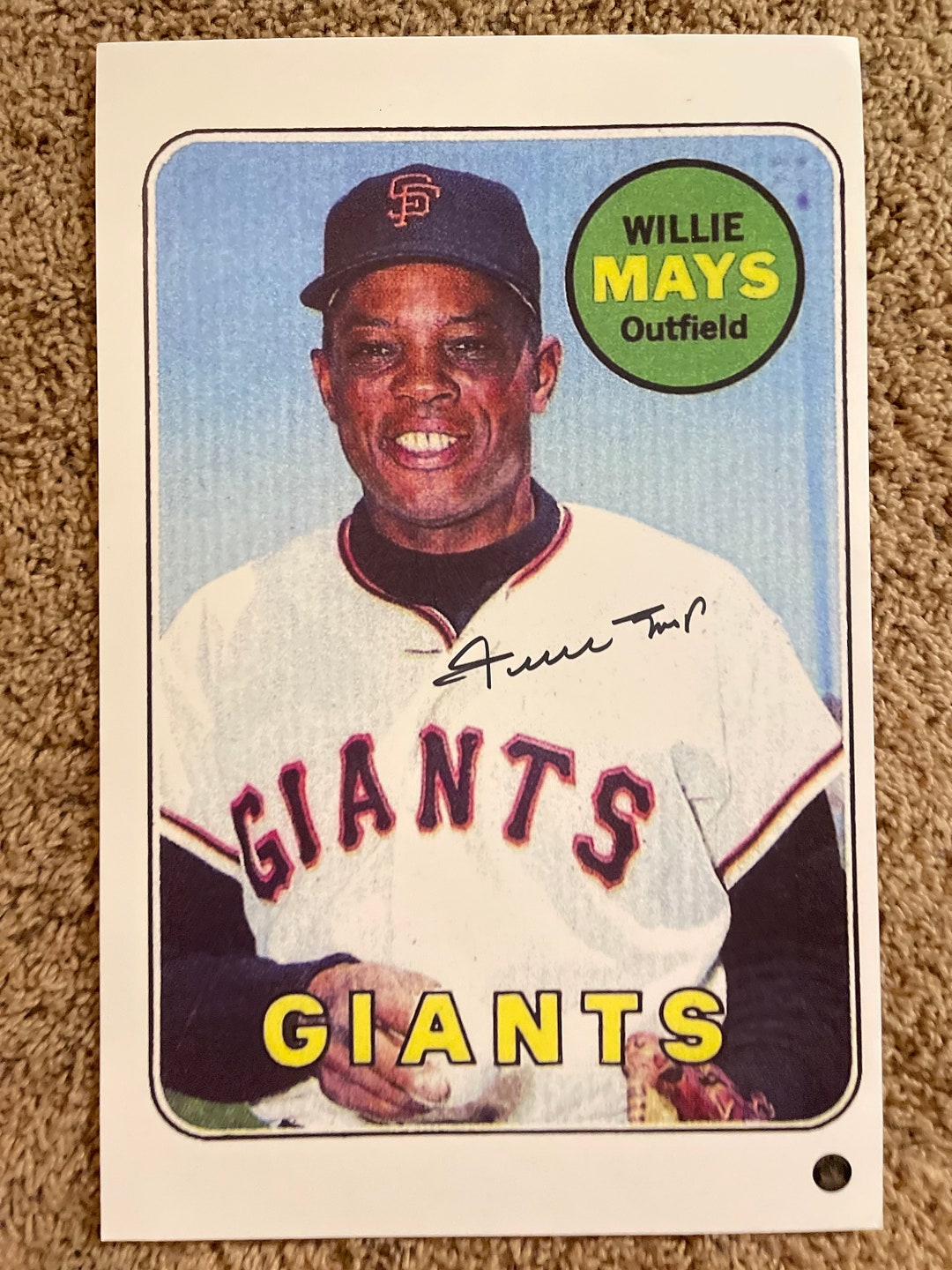 Willie Mays Say Hey Signed Poster - Etsy