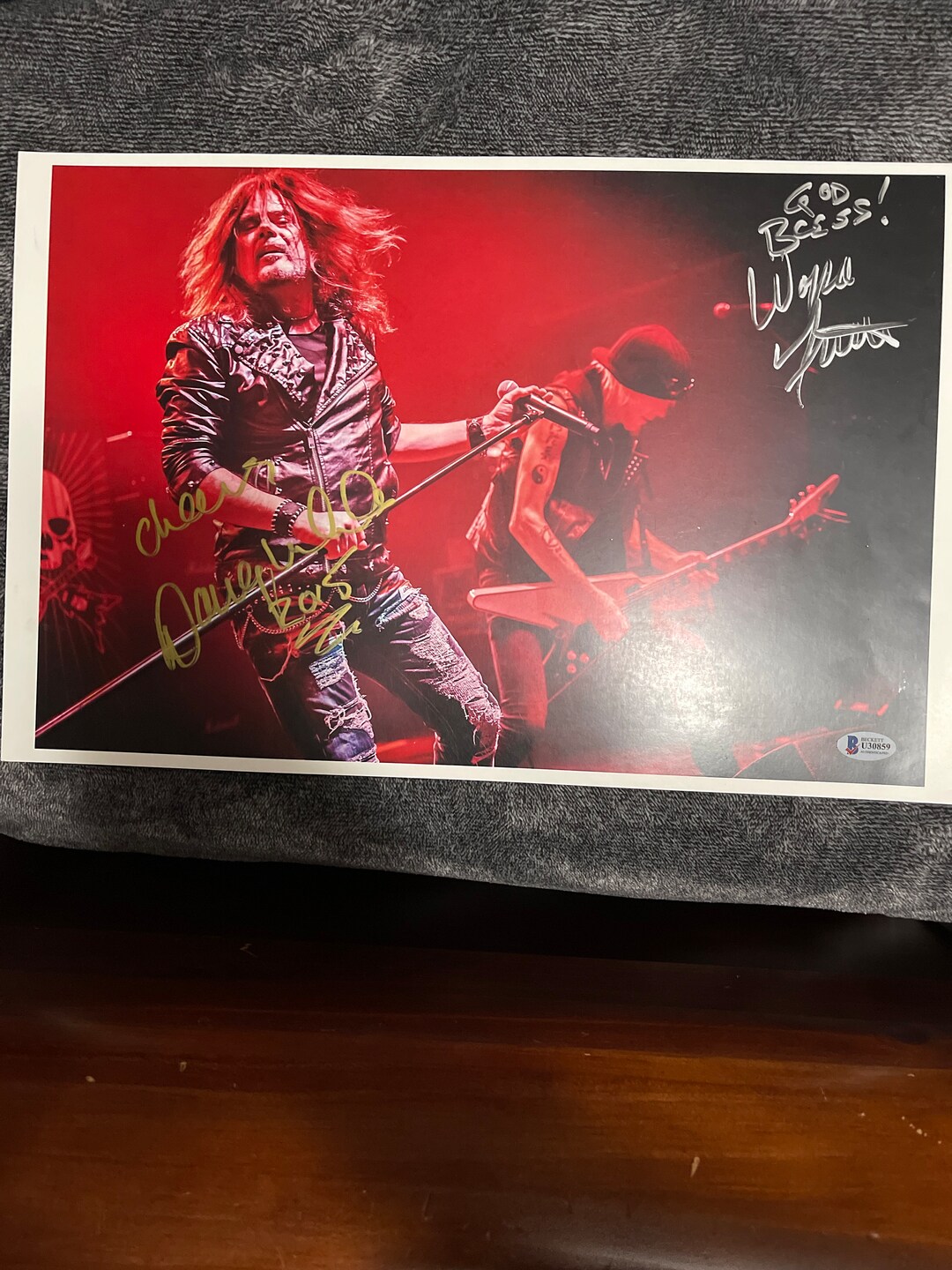 Doogie White and Wayne Findlay Signed Picture With Beckett COA - Etsy