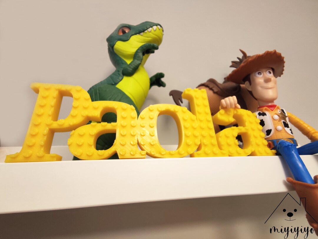 Your Name in Large Brick Format, Compatible With All Brands of Brick ...