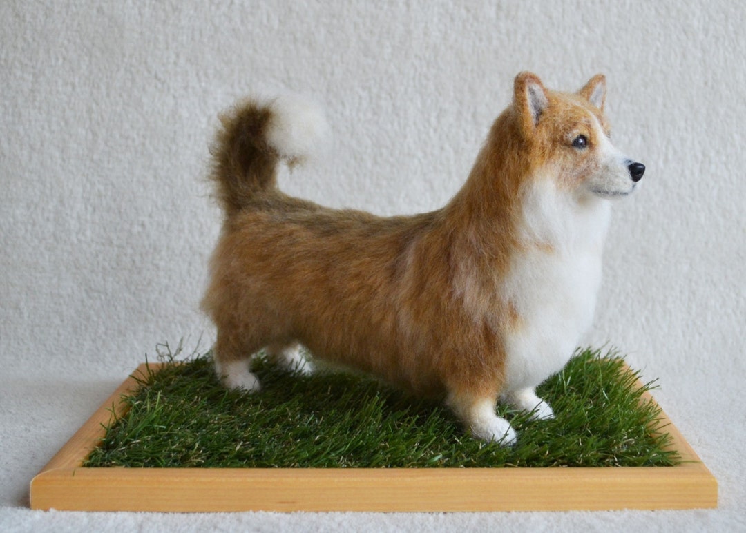 Needle Felted Corgi Custom Needle Felted Dog Made to Order - Etsy